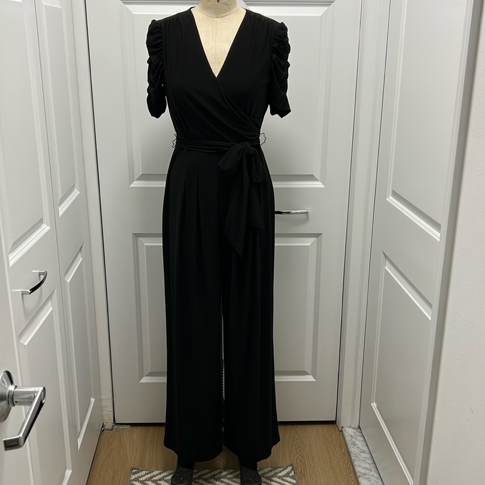 Jessica Howard Shirred Elbow Sleeve, Wrap, Sash Belt,… - Gem